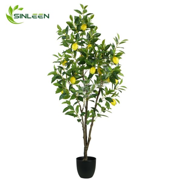 Best Lemon Tree Artificial 150cm - Sinleen Artificial Plants
