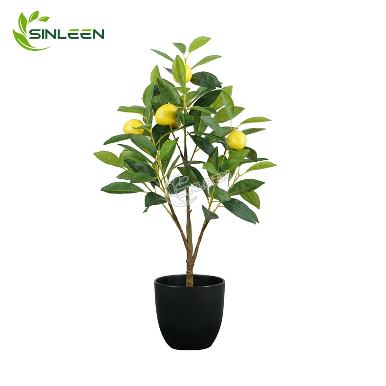Artificial Lemon Tree Small 60cm - Sinleen Artificial Plants